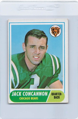 1968 Topps #153 Jack Concannon Bears EX/MT *DA-C9721 | eBay