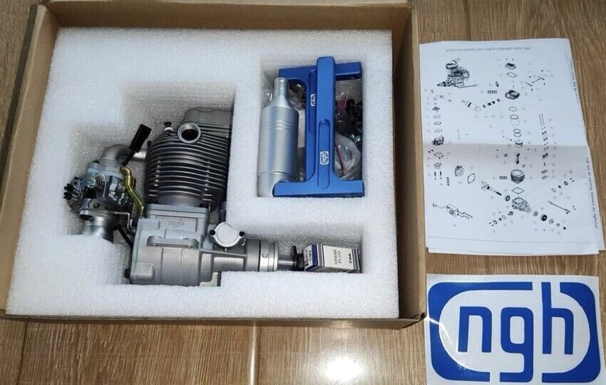 NGH GF30 30cc 4-Stroke Air Cooled RC Airplane Gasoline Engine NIB | eBay