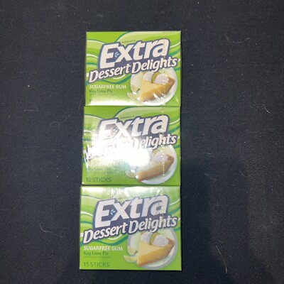 Collector’s Key Lime Pie Extra Dessert Delights Chewing Gum Sealed 3 ...