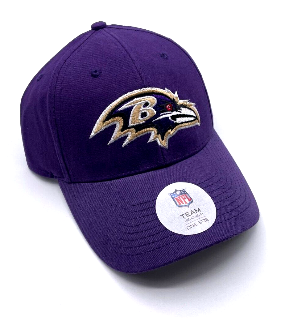 BALTIMORE RAVENS PURPLE ADJUSTABLE HAT MVP AUTHENTIC NFL FOOTBALL TEAM ...