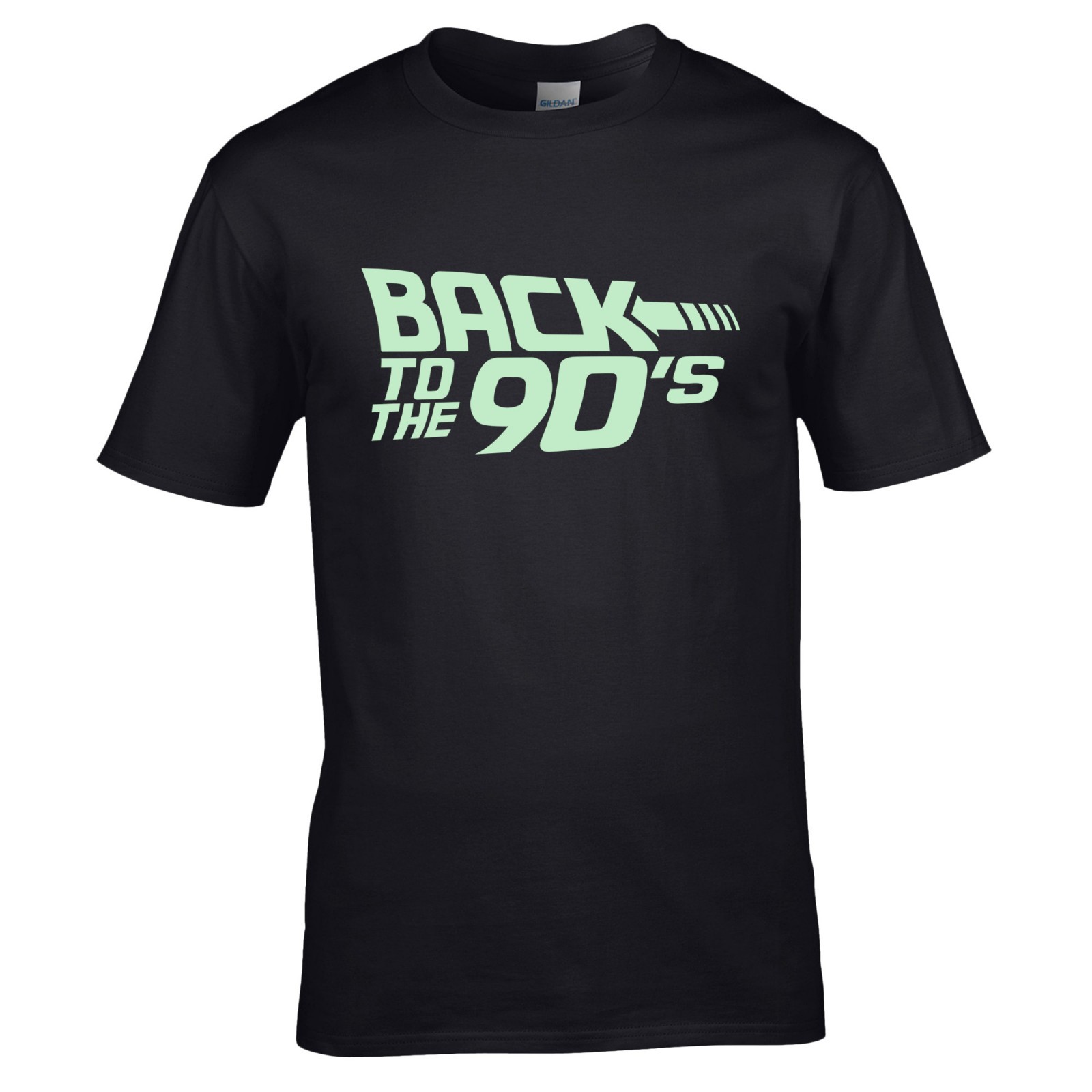 Back To The 90's T-Shirt - Fancy Dress Glow in the Dark Print Love 90s ...