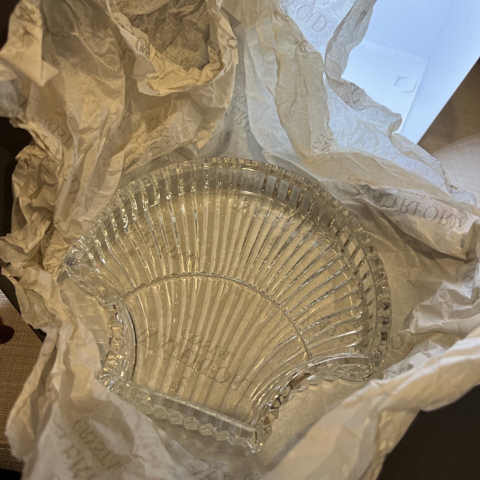 Vintage Waterford Crystal Sea Shell Dish/Tray Made in Ireland 7inch ...