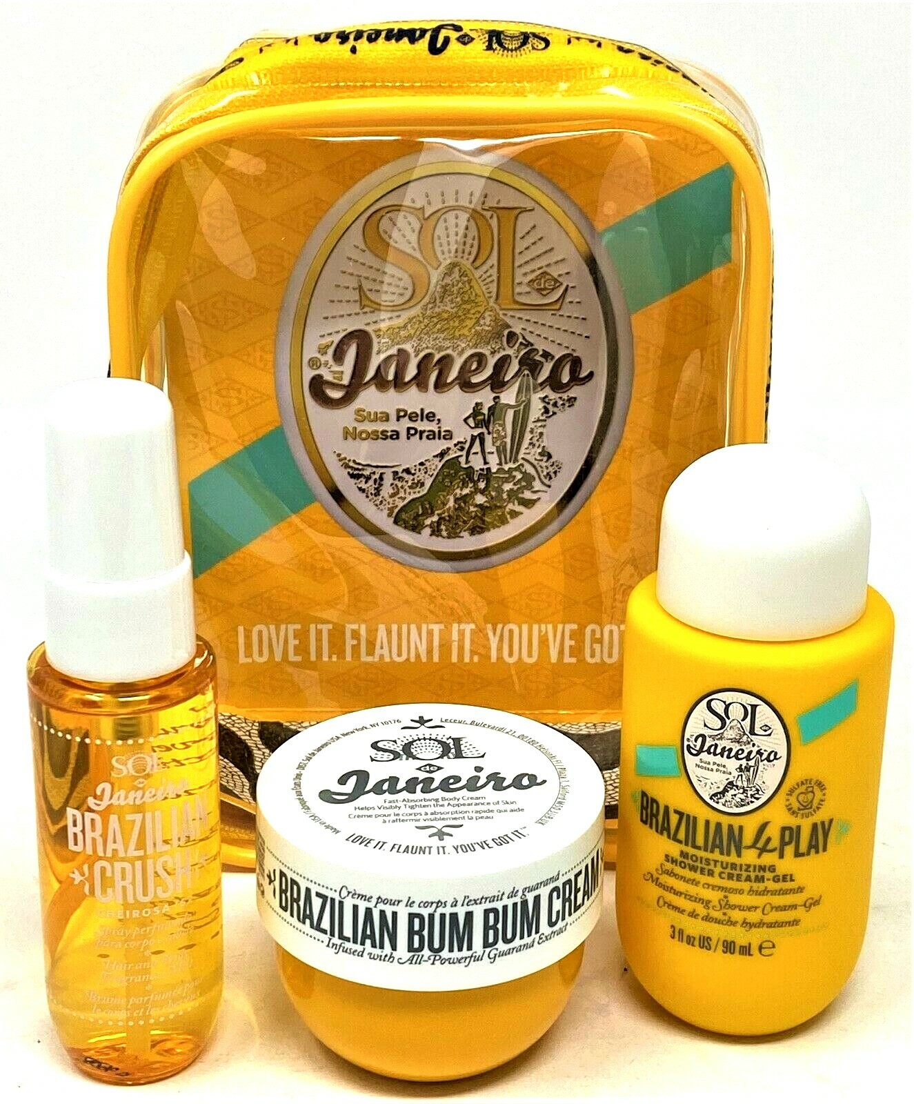 Sol de Janeiro Jet Set Brazilian Bum Bum Cream + Shower Gel & Body Mist ...