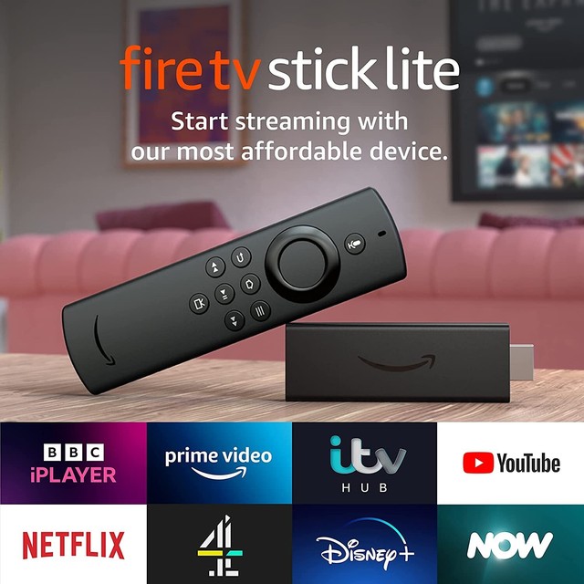 Amazon Fire TV Stick Lite with Alexa Voice Remote - Black (S3L46N) for ...