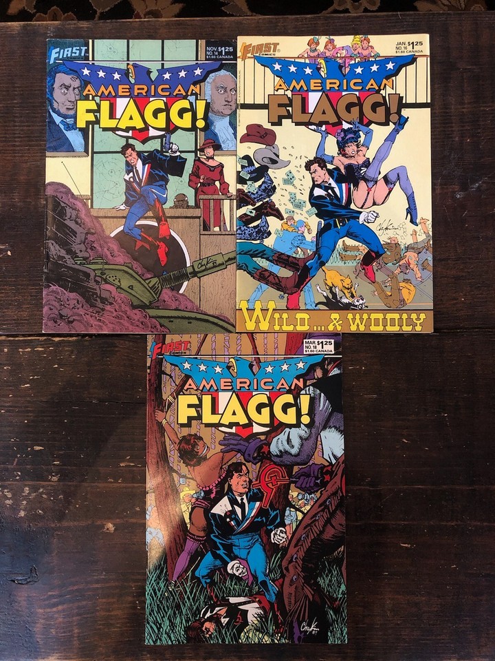 American Flagg lot of 14 First Comics Howard Chaykin | eBay