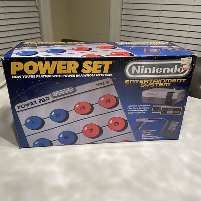 Nintendo NES Power Set COMPLETE Original Box in EXCELLENT Condition ...