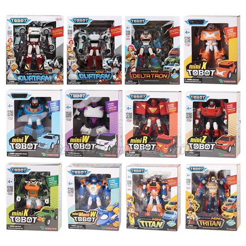 TOBOT Mini X Y Z K R W Deltatron Quatran Transforming Robot Car Toy ...
