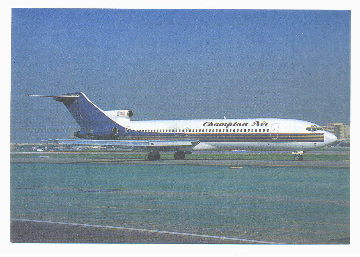 CHAMPION AIR Boeing B-727-223 Postcard | eBay