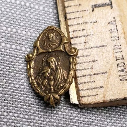 Vintage Pin Mary & Jesus Lapel Christian A6 | eBay