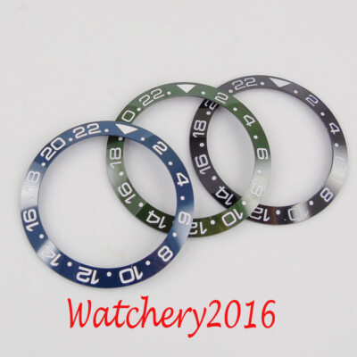 39.9mm Ceramic Bezel Insert For 43mm/44mm SUB/SEA Mens Watch Black/Blue ...