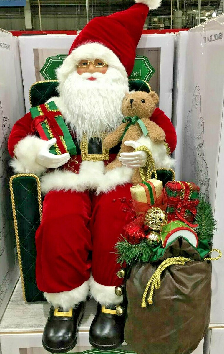 Life Size Sitting Santa Life Size Animated Sitting Santa | Gemmy Wiki