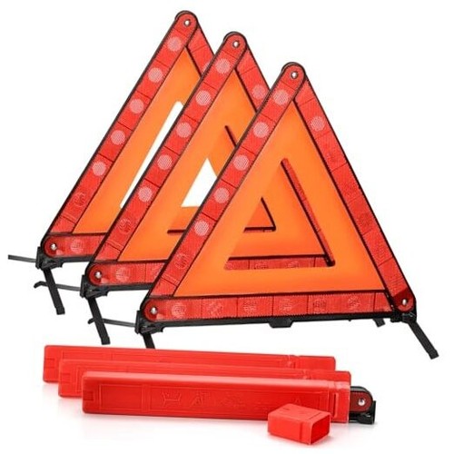 3 Pack Triangle Warning Frame Triangle Emergency Warning Triangle ...