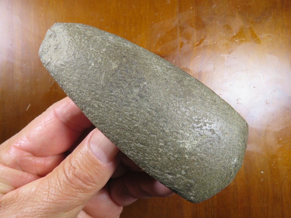 Nice basalt Woodland Adze, southern Missouri 4.7/8 x 2.1/8 in. Good ...