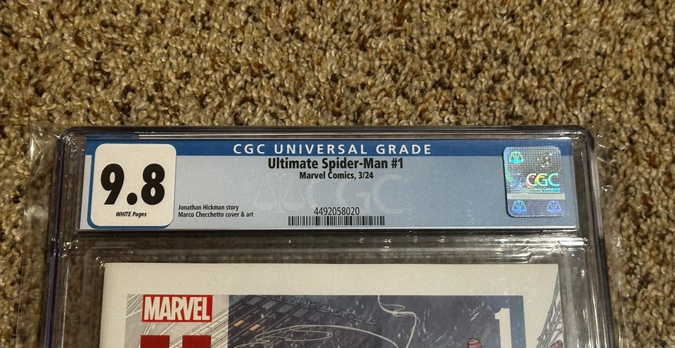 Ultimate Spider-Man #1 Marvel Comics 2024 CGC 9.8 Marco Checchetto ...