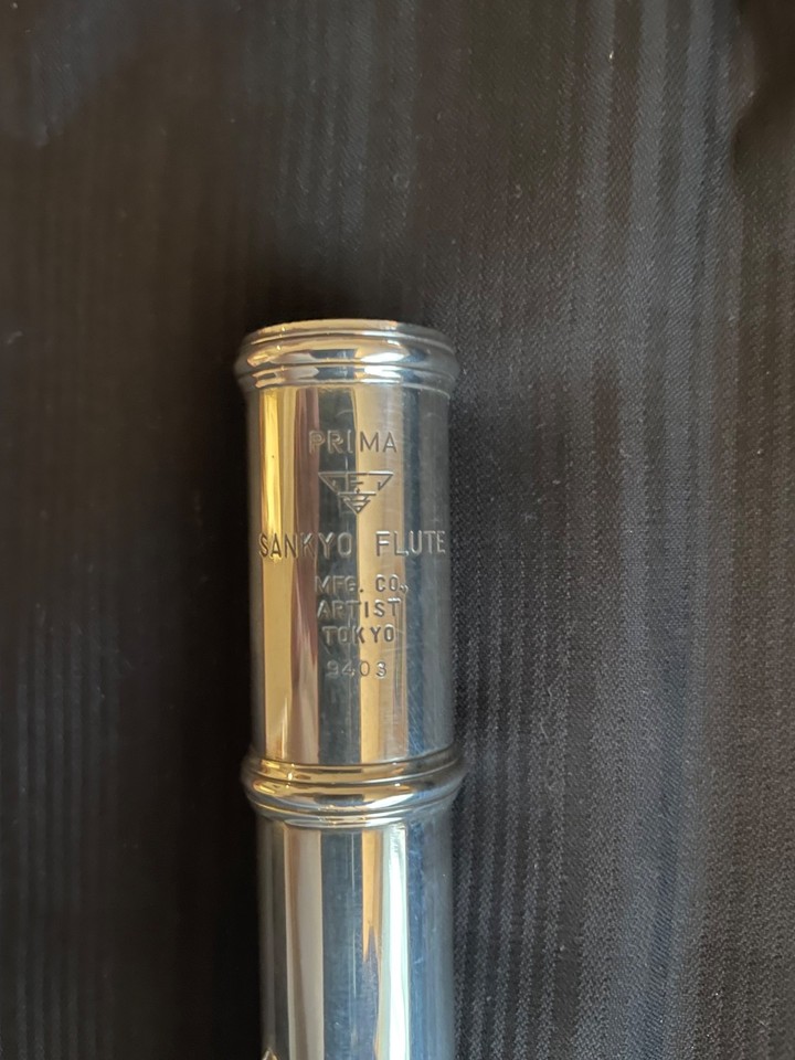 Sankyo Prima Artist B foot, trill, silver embrasure, ex. cond ...