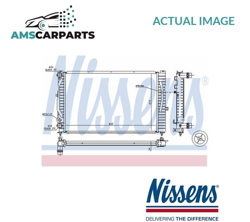 ENGINE COOLING RADIATOR 60299 NISSENS NEW OE REPLACEMENT | eBay UK