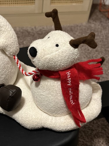 2004 HALLMARK SINGING SNOWMAN & DOG JINGLE PALS SERIES ANIMATED PLUSH ...