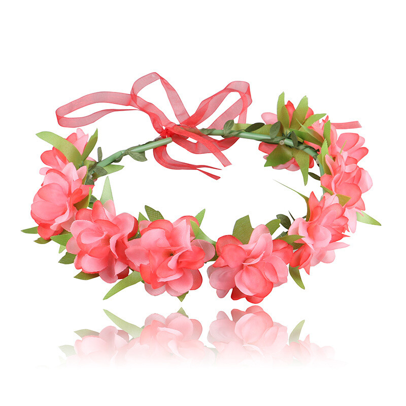 Flower Headband Head Garland Hair Band Crown Wreath Festival Boho Beach ...