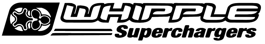auto145 WHIPPLE Superchargers Logo Die Cut Vinyl Graphic Decal Sticker ...
