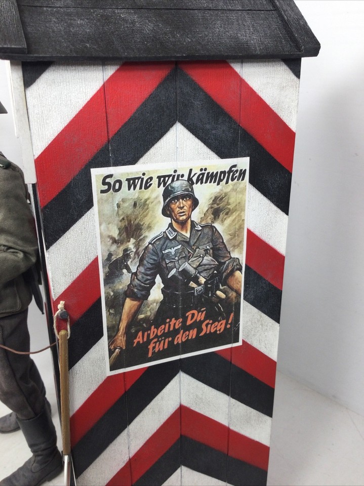 1/6 CUSTOM DRAGON WW2 GERMAN WEHRMACHT CHECK POINT SENTRY & GUARD SHACK ...