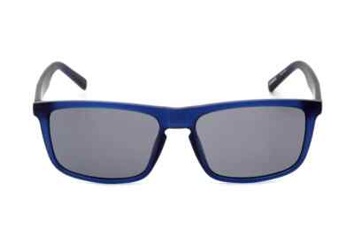Guess GU00025 91A Matte Blue Plastic Rectangle Sunglasses Frame 59-17 ...