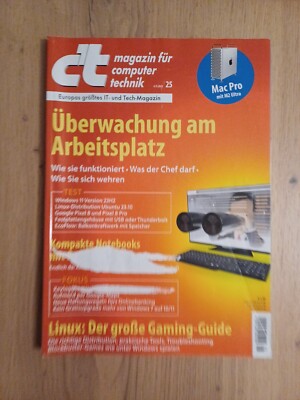 c’t – Magazin für Computertechnik - Heft 25/2023 - 04.11.2023 - Zustand ...