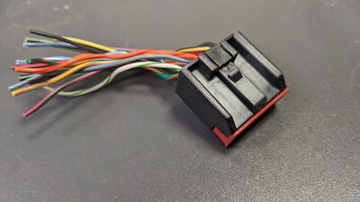 Ford in dash wire harness radio pigtail connector plug standard audio ...