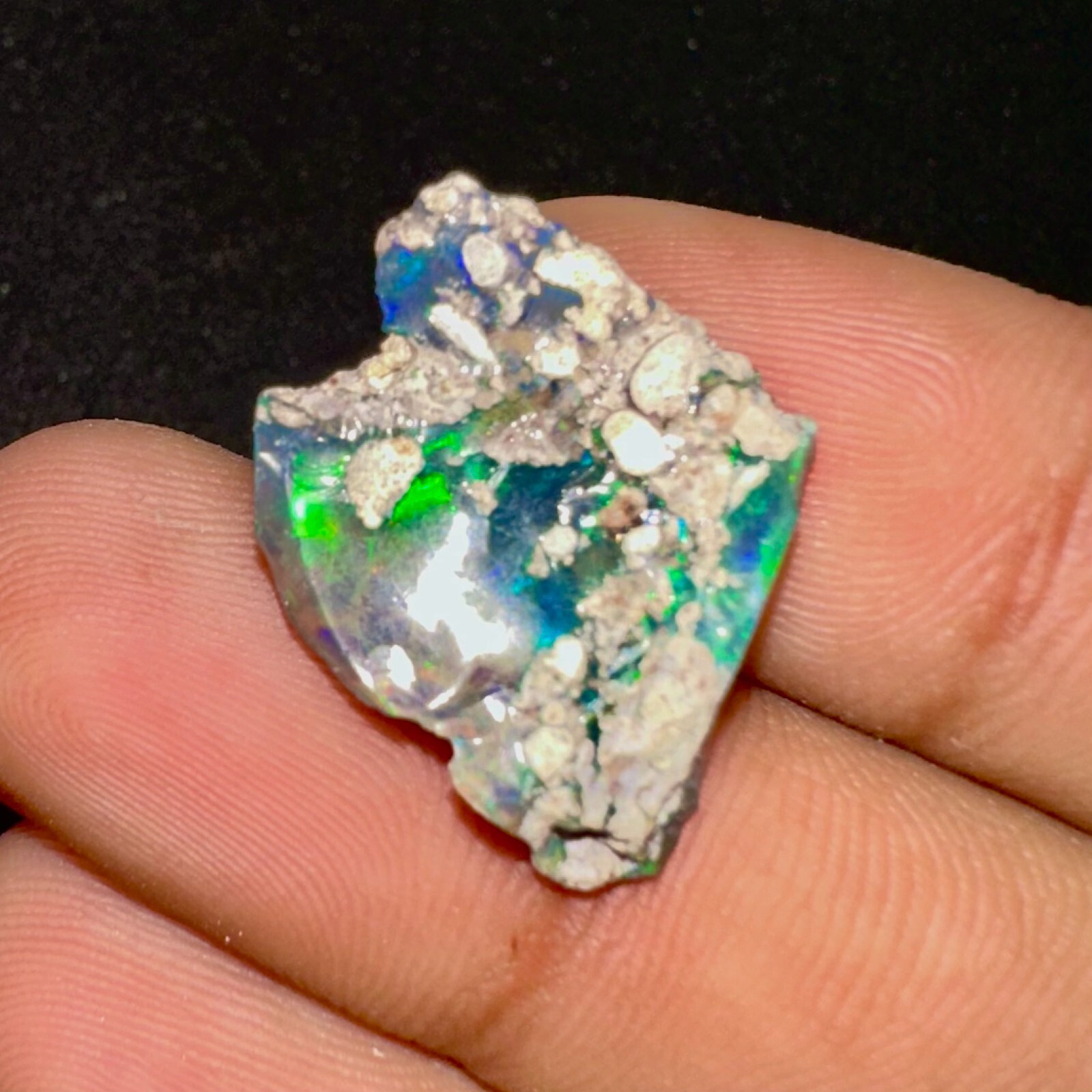 natural welo fire opal rough, Ethiopian opal raw, opal gemstone 7.7 Ct ...