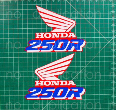 90' 1990 XR 250r xr250 2pc gas tank graphics decals graficos stickers ...