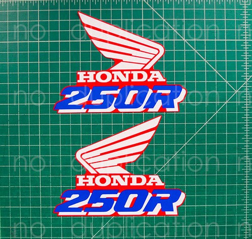 90' 1990 XR 250r xr250 2pc gas tank graphics decals graficos stickers ...