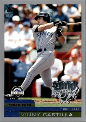 2000 Topps Opening Day Vinny Castilla Colorado Rockies #150 | eBay
