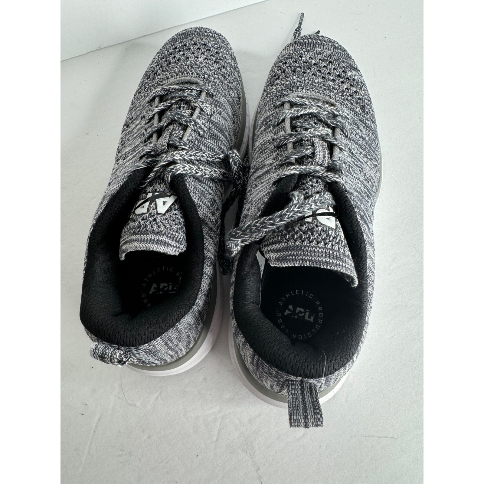 APL Techloom Pro Trainer Sneakers Heather Grey Black White Womens 36.5 ...