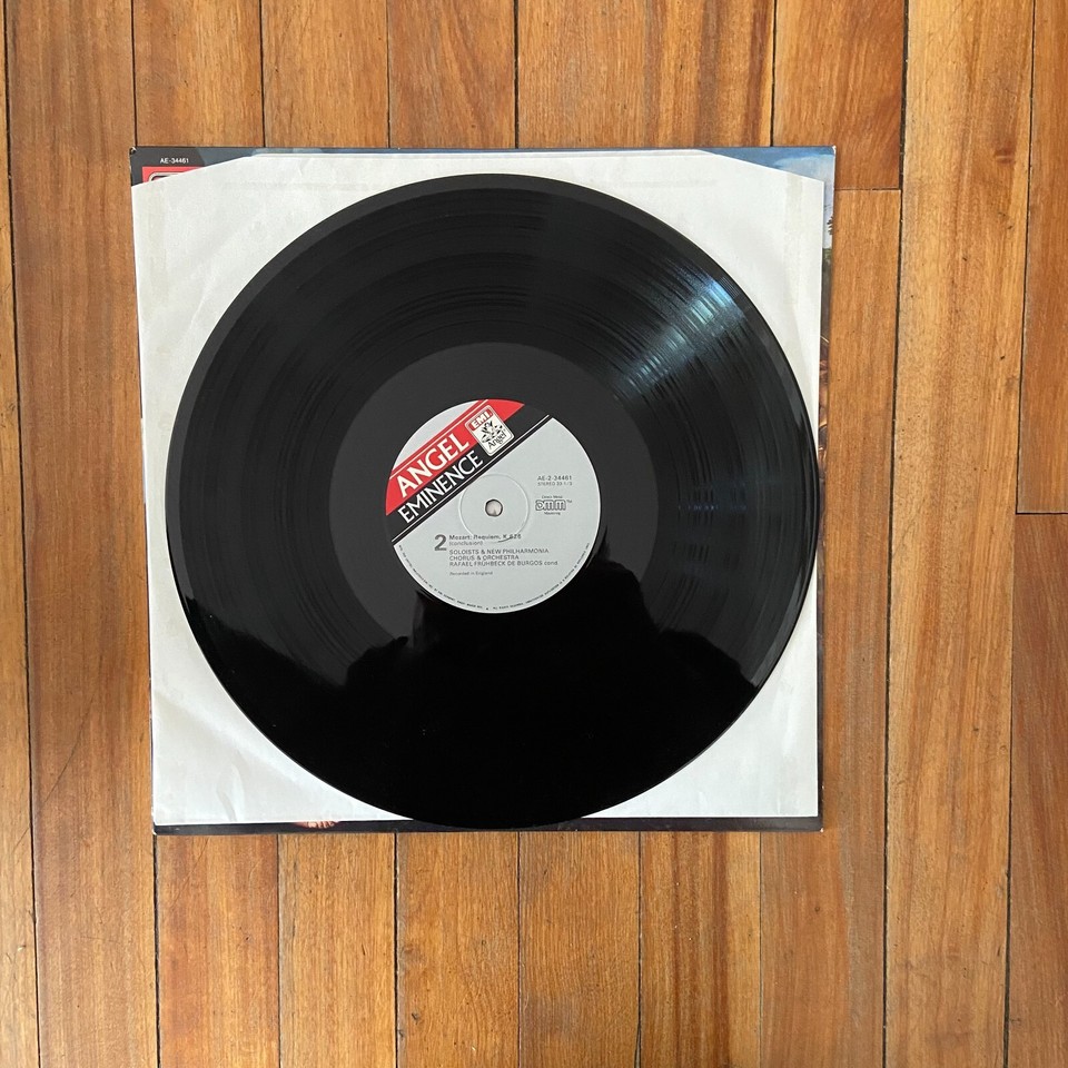 Mozart Requiem Vinyl LP EMI Angel AE-34461 Digitally Remastered Edith ...
