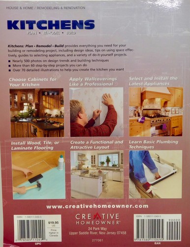 KITCHENS: Plan, Remodel, Build by the Editors of Creative Homeowner ...