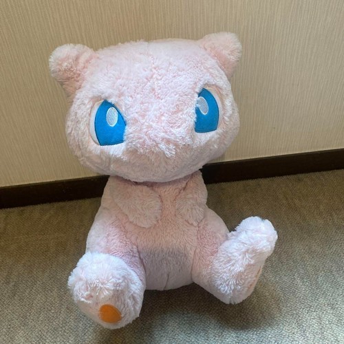 Pokemon Center Original BIG Fluffy Mew Plush Doll 37cm Poké Plush Japan ...
