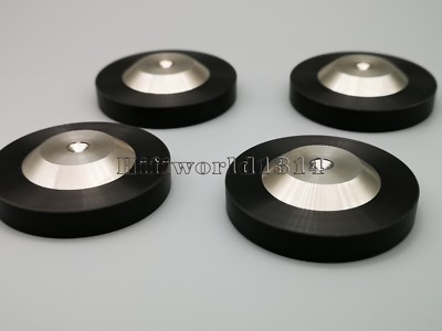 4x Hifi Steel Graphite Speaker amp spikes stand Spike Feet Base 39*11mm ...