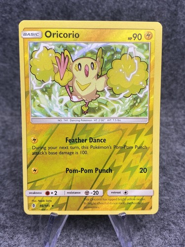 Pokémon TCG Oricorio Sun & Moon: Guardians Rising 46/145 Reverse Holo ...