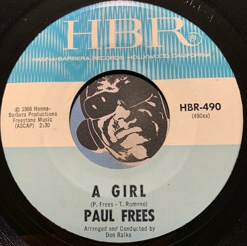 PAUL FREES Teen R&R 45 HBR #490 Portrait Of A Fool b/w A Girl | eBay