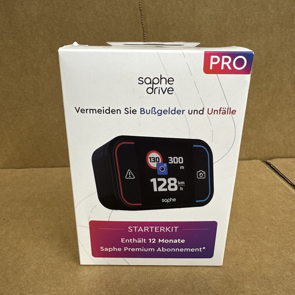 Saphe Drive Pro Speed Camera Detector with Colour Display CarPlay and ...