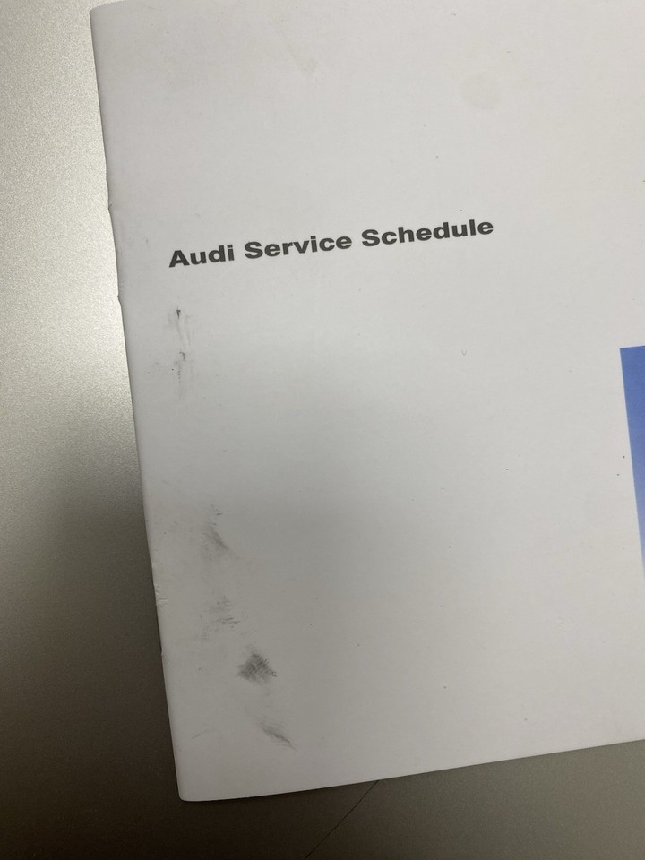 AUDI SERVICE BOOK A1 A2 A3 A4 A5 A6 A7 Q2 Q3 Q5 Q7 ALL MODELS 100% ...