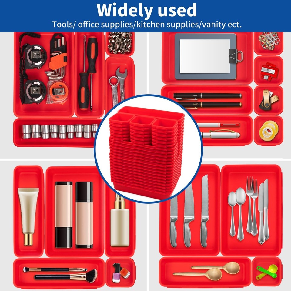 45 Pack Tool Box Organizer Tool Tray Dividers, Toolbox Drawer ...