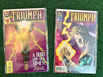 Triumph #1 2 3 4 DC 1995 Comic Book Set Mini Series Complete 1-4 | eBay