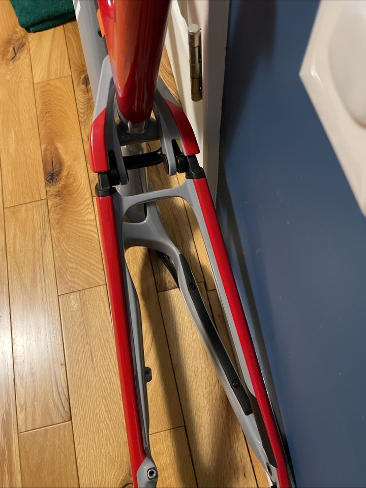 BRAND NEW 2021 Canyon Neuron CF8 Frame W 130mm FOX Perf Elite Fork Size ...