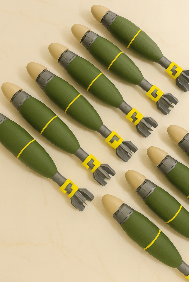 1:1 US M720 Mortar Projectile Model Plastic Replica Prop Display | eBay