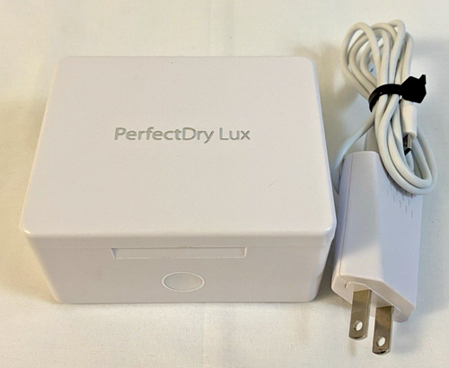PerfectDry Lux Hearing Aid UV-C Sanitizer & Dryer w/ Power Adapter ...