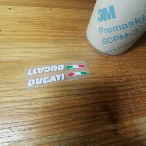 Ducati Italia flag decals X2 sticker vinyl adesivi autocollant ステッ | eBay