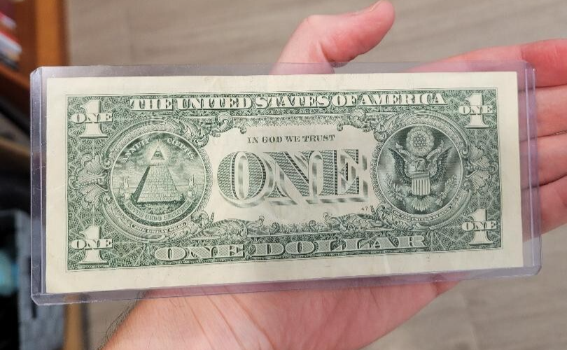 1 Dollar Bill Fancy Serial Number HISTORIC Date Note 6/2/1774 ...
