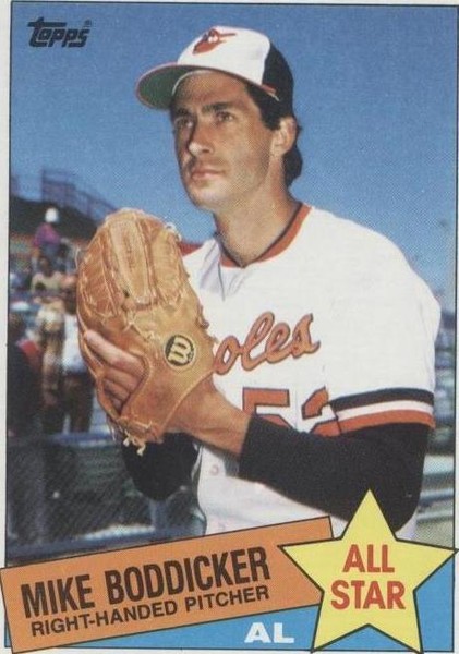 1985 Topps - All Star #709 Mike Boddicker, Mike Boddicker for sale ...