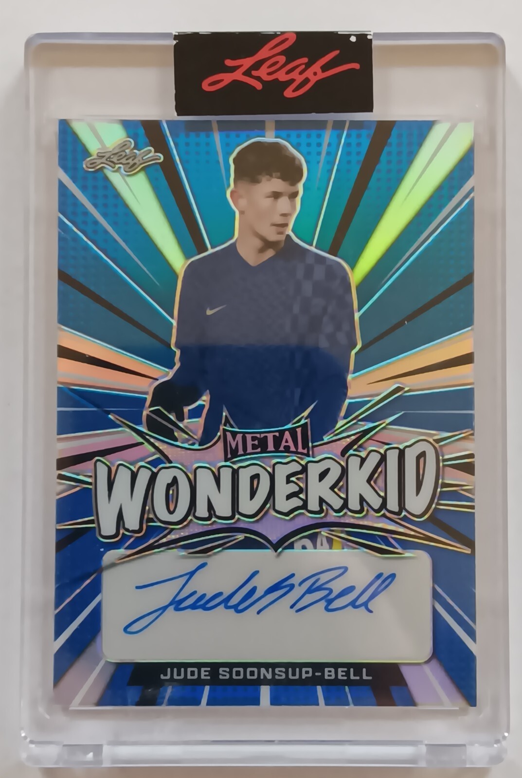 2022 Leaf Metal Wonderkid Autograph Jude Soonsup-Bell /25 Chelsea EPL ...