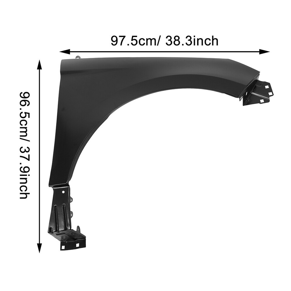 Front Right Passenger Side Fender Assembly Replacement For Ford Edge ...